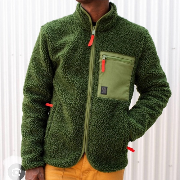 Topo Designs | Jackets & Coats | Topo Reversible Sherpa Jacket Mens ...